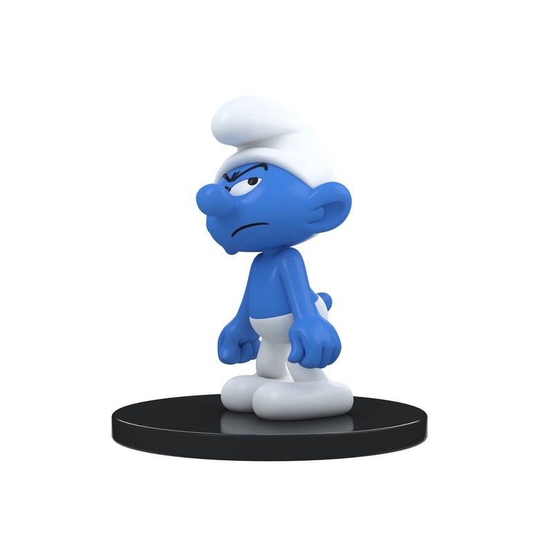 Figurine Le Schtroumpf grognon - LES SCHTROUMPFS - PUPPY BLUE RESIN